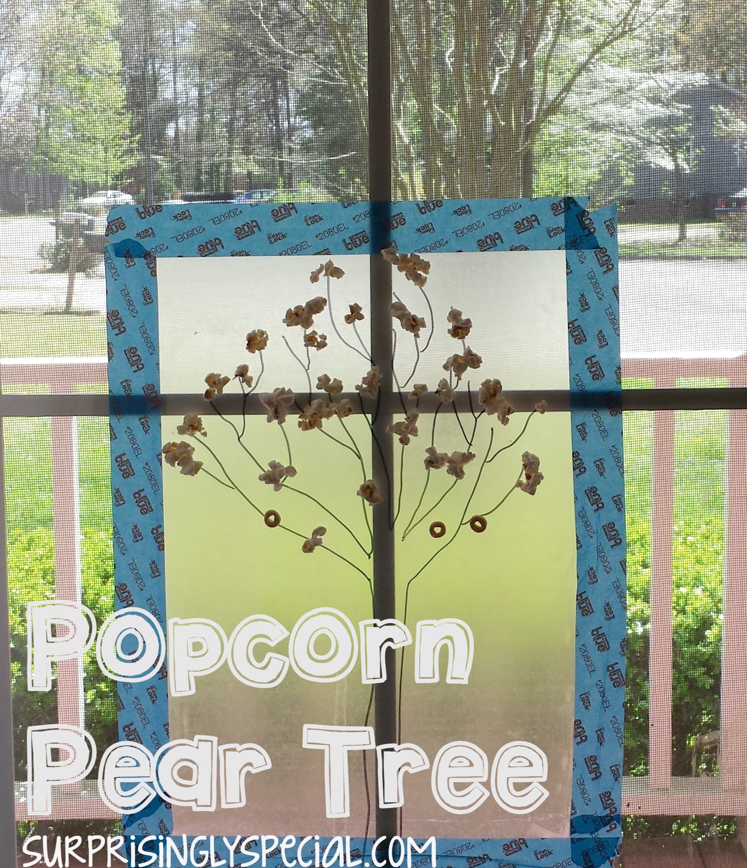 Popcorn Pear Tree Craft – Surprisingly Special